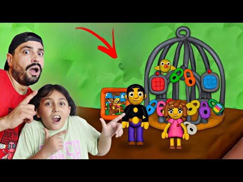 HAMUR ADAMLAR KÜÇÜK KUŞU KURTARMAK İÇİN KÜÇÜLDÜ 😨 12 Locks