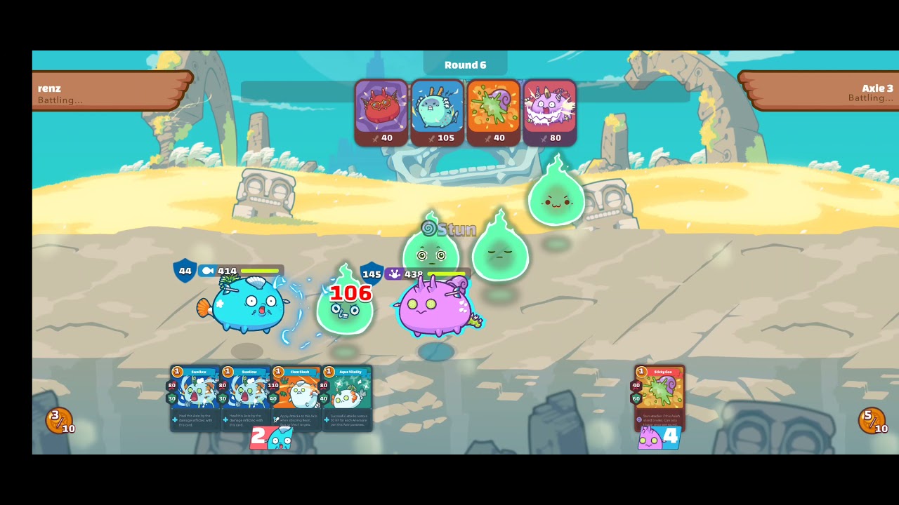how to beat old termi || AXIE INFINITY || AAP || single anemone - YouTube