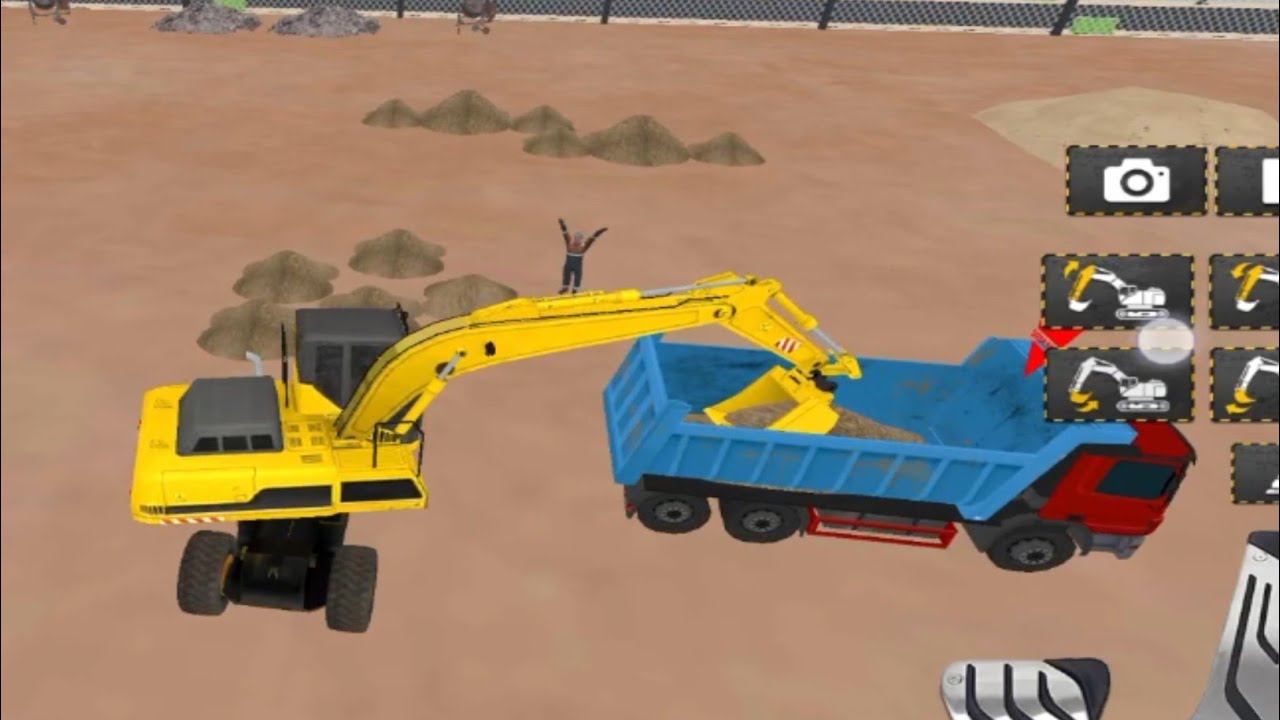 JCB excavator simulator 3D Game l excavator working 3D Game Android ...