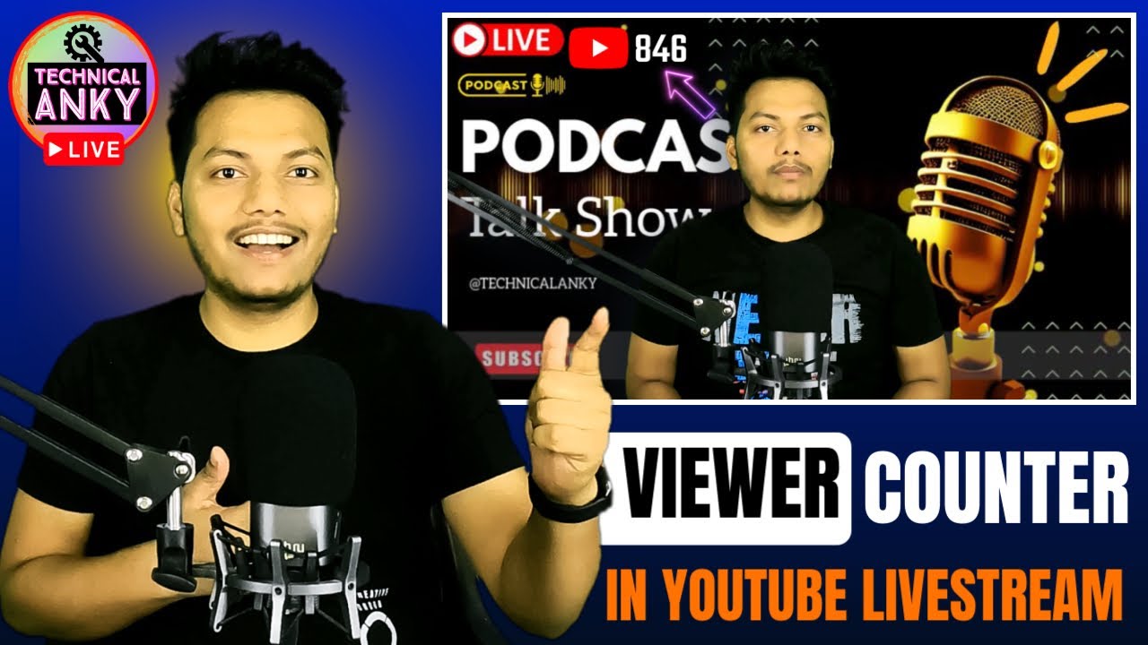 YouTube Live Stream में Live Viewer Counter कैसे लगाएं? | OBS Studio ...