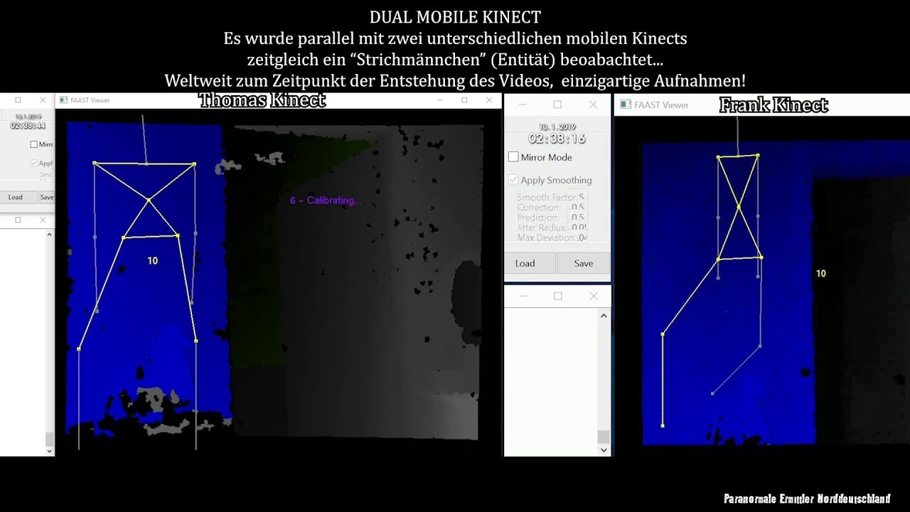 Paranormale Ermittlung: Fall 3 - Weltweit erste dual-Kinect/SLS Aufnahme! Lichterscheinungen ...