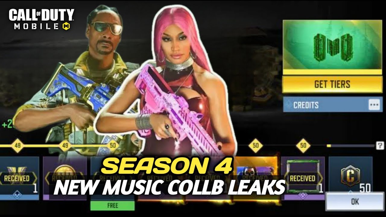 Season 4 New Music Collab Character Codm Leaks 2024 | Codm Season 4 ...