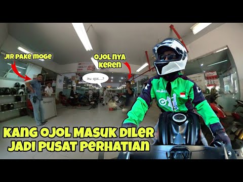 KANG OJOL MASUK DILER BAWA MOGE JADI PUSAT PERHATIAN || REACTION PUBLIC