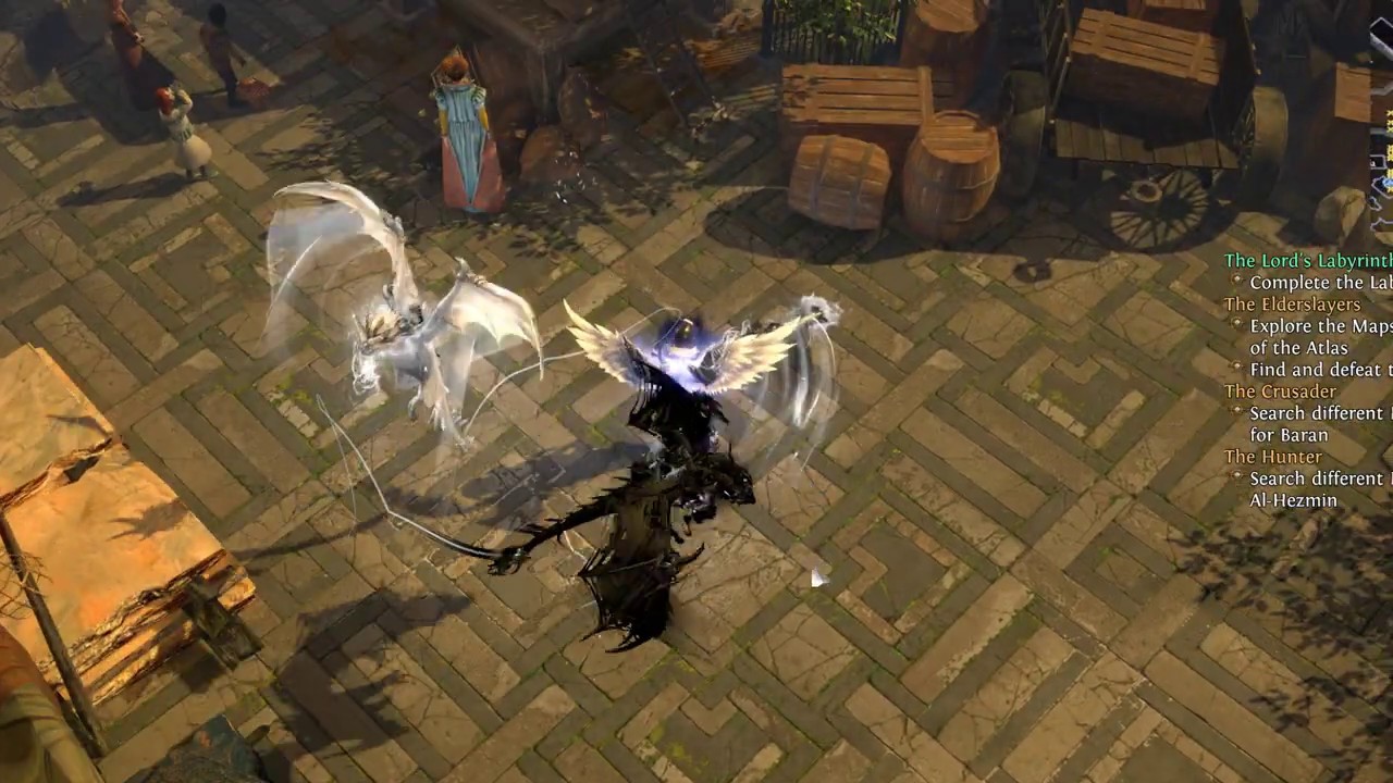 Path of Exile - some black and white cosmetics - YouTube