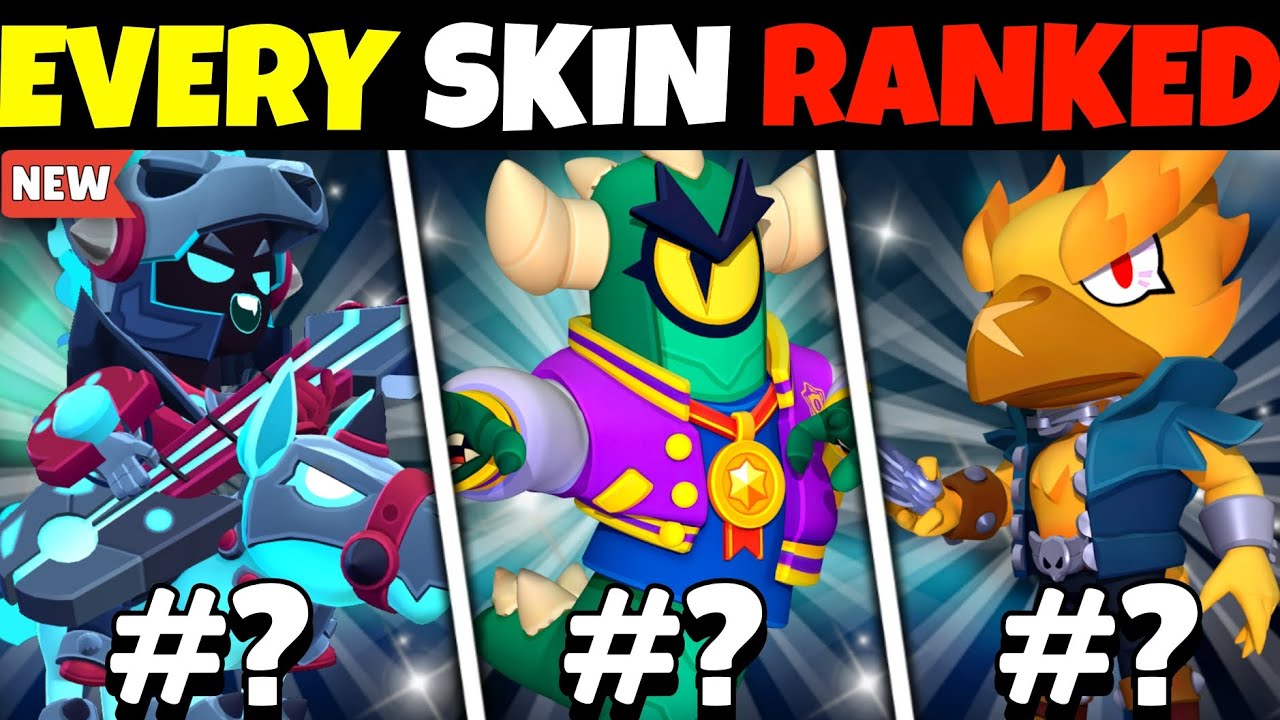 Ranking EVERY LEGENDARY Skin in Brawl Stars!!! - YouTube