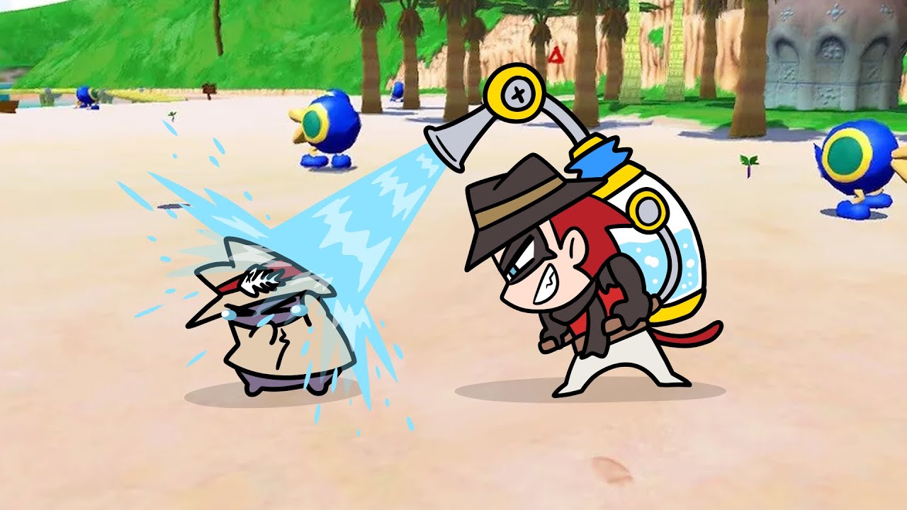【Mario Sunshine】SPRAY SPRAY SPRAY GET HYDRATED GET HYDRATED SPRAY SPRAY ...