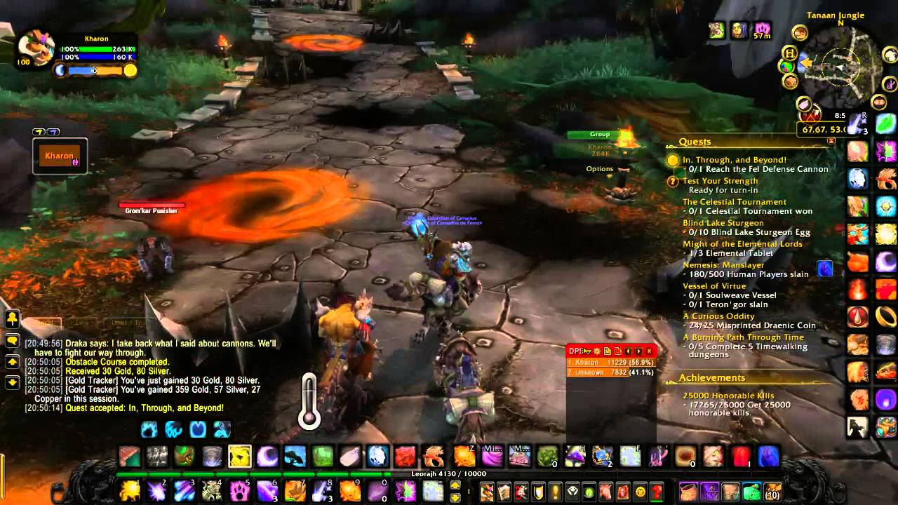 World of Warcraft - Arrival on Tanaan and Founding of Vol'mar - YouTube