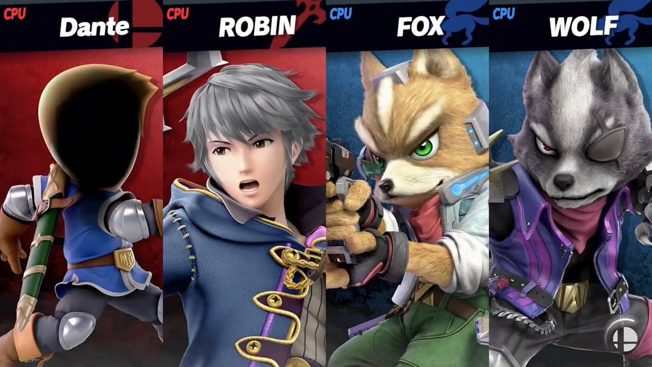 Super Smash Bros. Ultimate - Dante & Vergil vs Fox & Wolf - YouTube