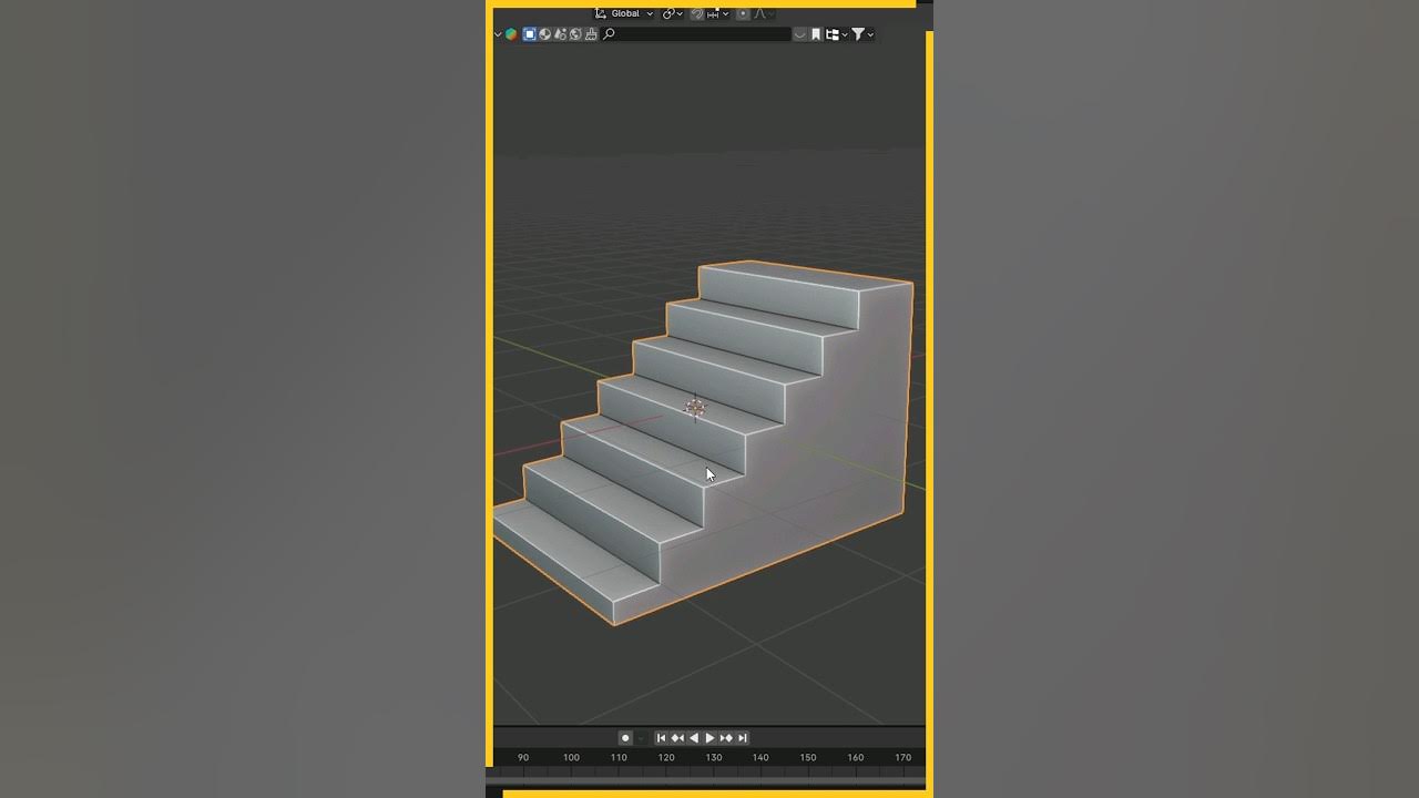 Blender Tip: Fast Stairs. #blender #3danimation #blender3d #blendertutorial #3d - YouTube