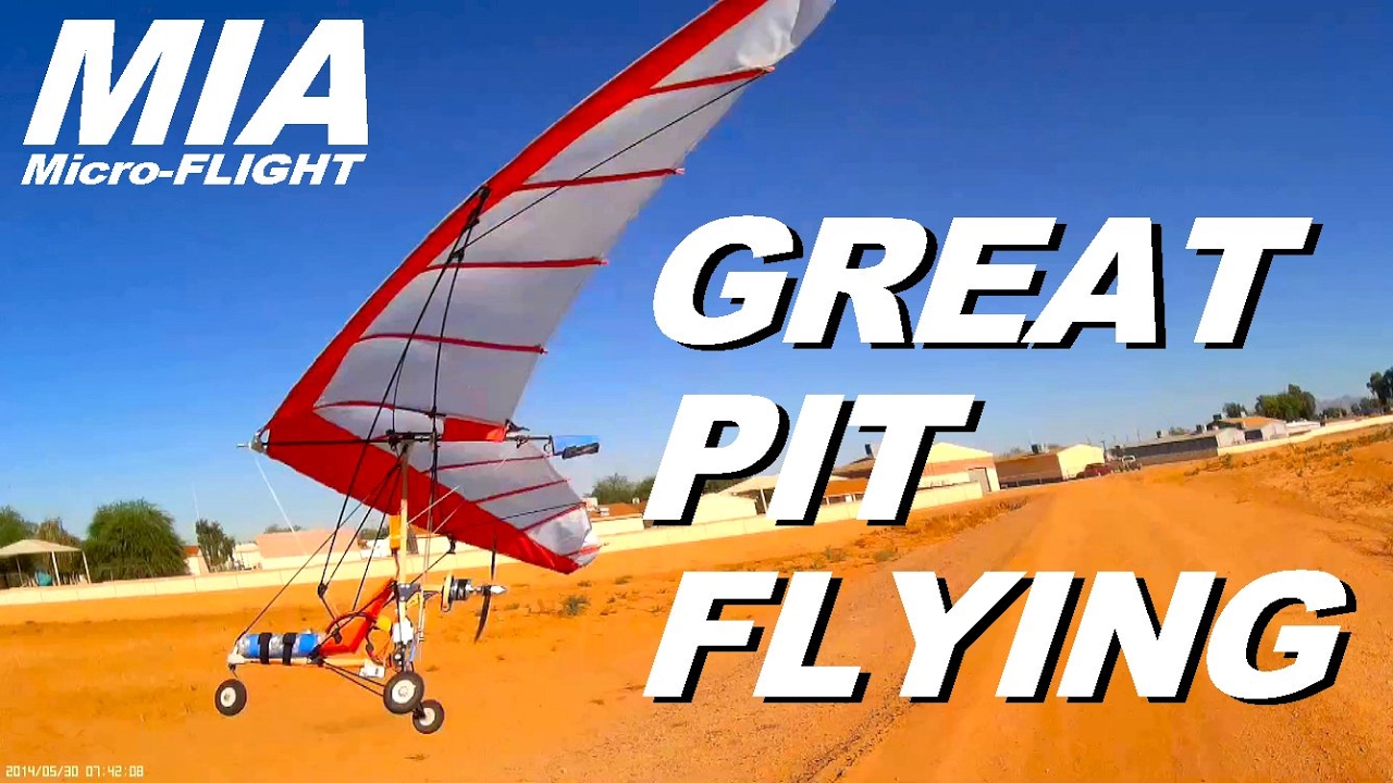 Great Pit Flying RC Microlight MIA EZ ™ 1.25 Trike - YouTube