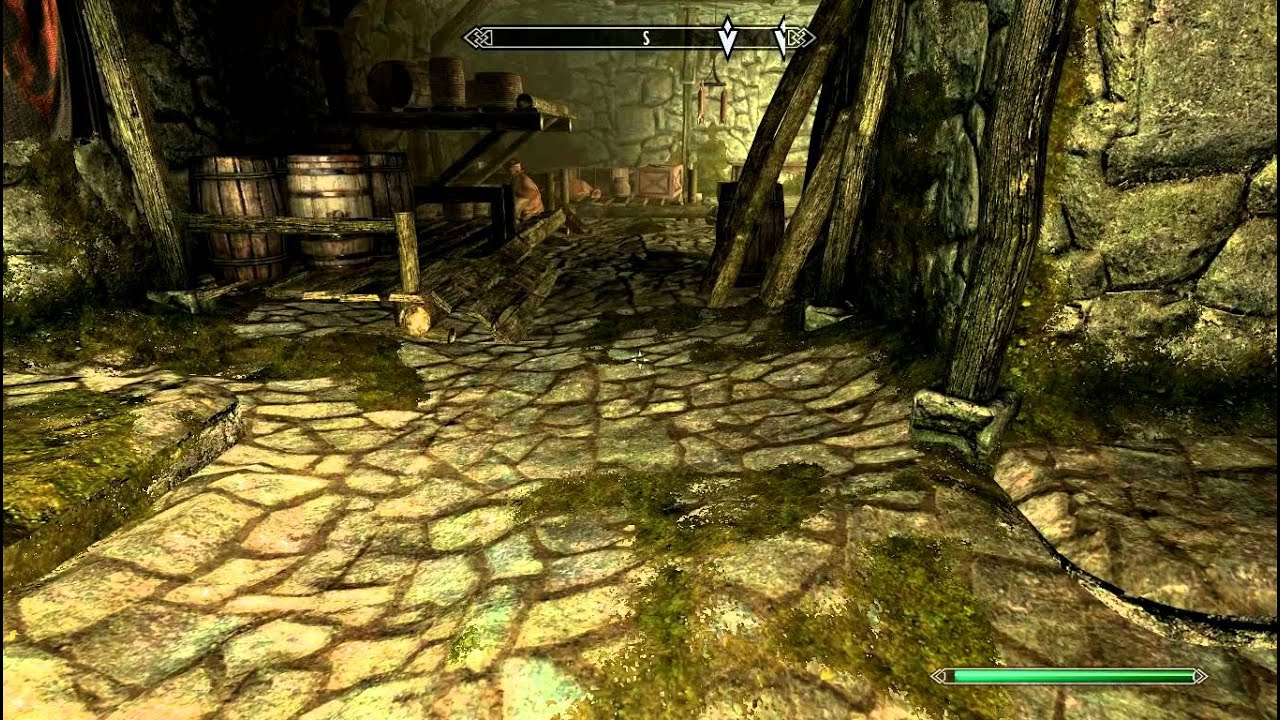 Skyrim - Helgen Keep OOB - YouTube