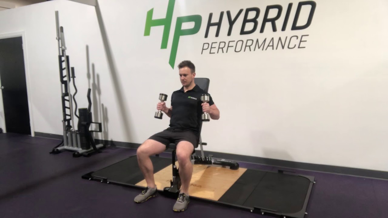 Curl - 60* Incline - Neutral Grip - Dumbbells - YouTube