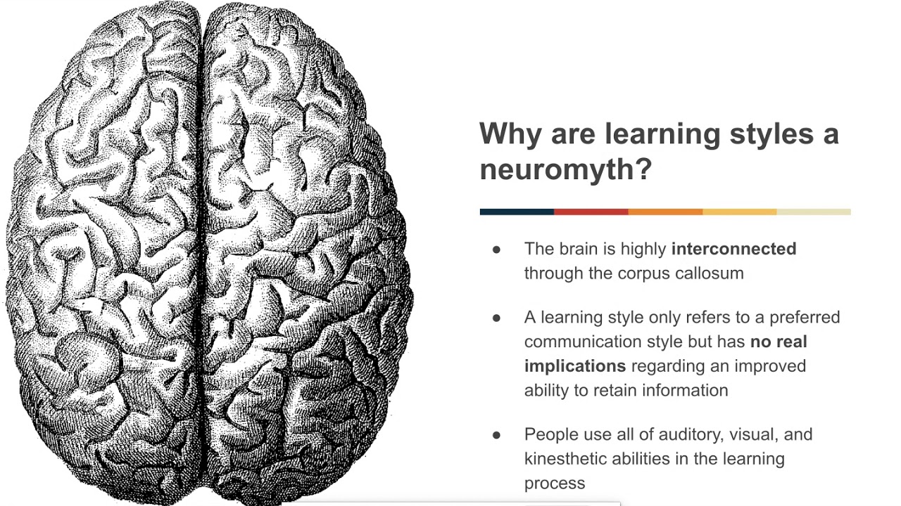 Learning Styles Neuromyth by Tia - YouTube