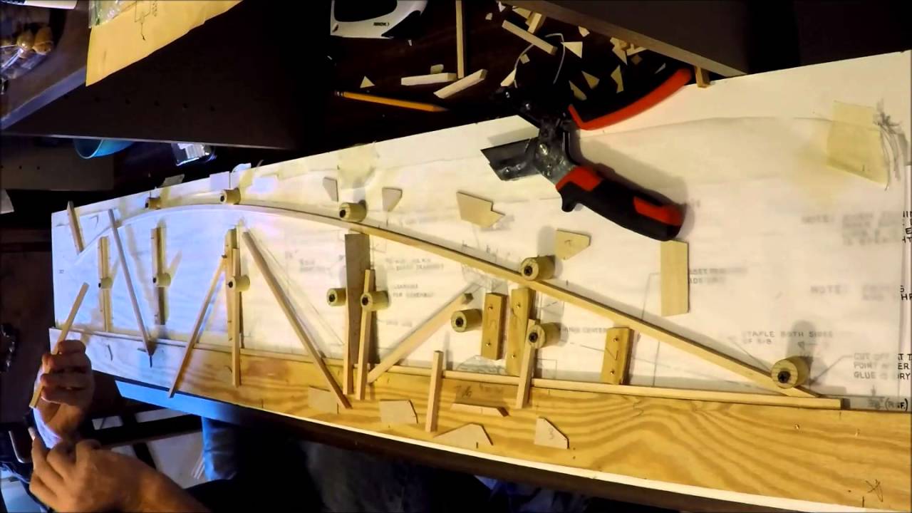 Time lapse of a wing rib being built - YouTube