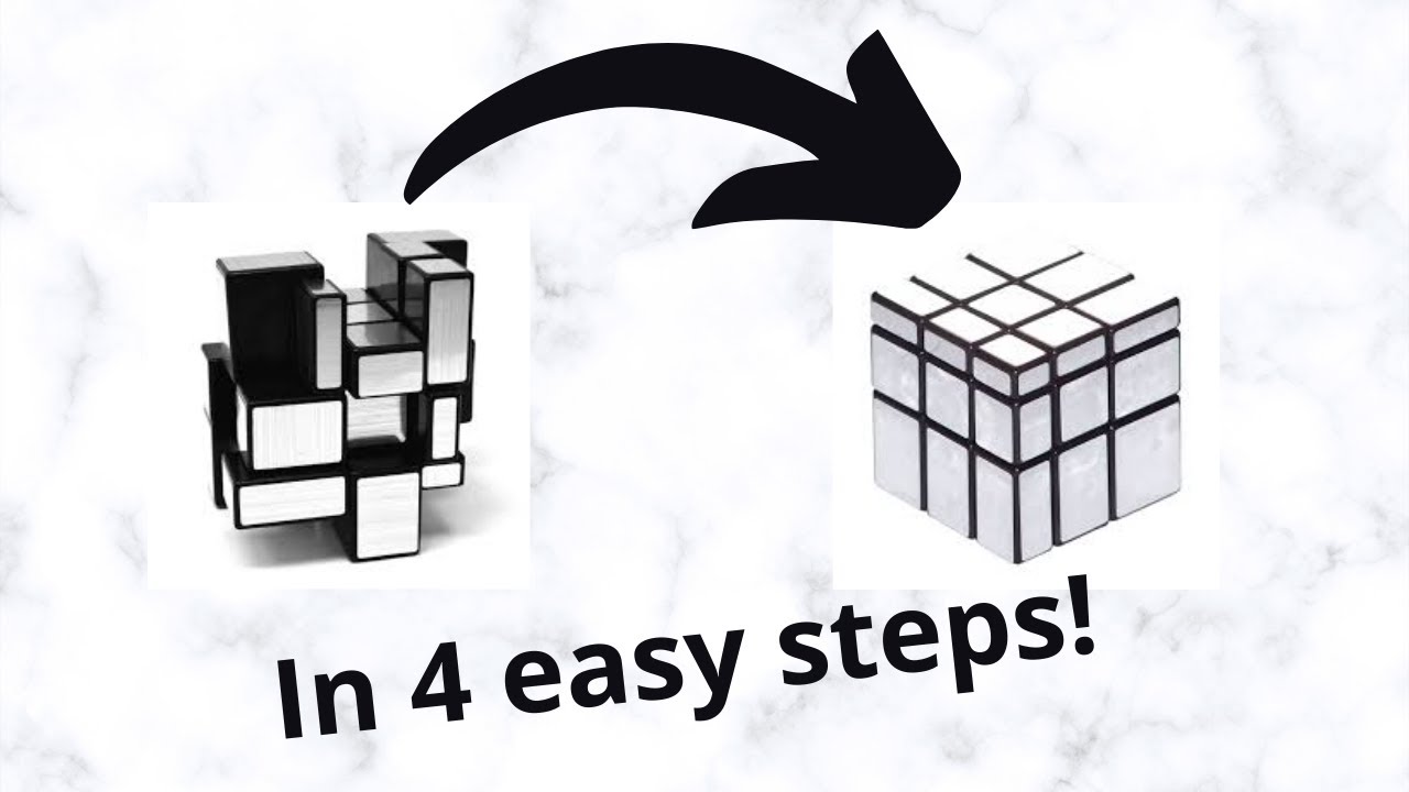How to solve a mirror cube. - YouTube