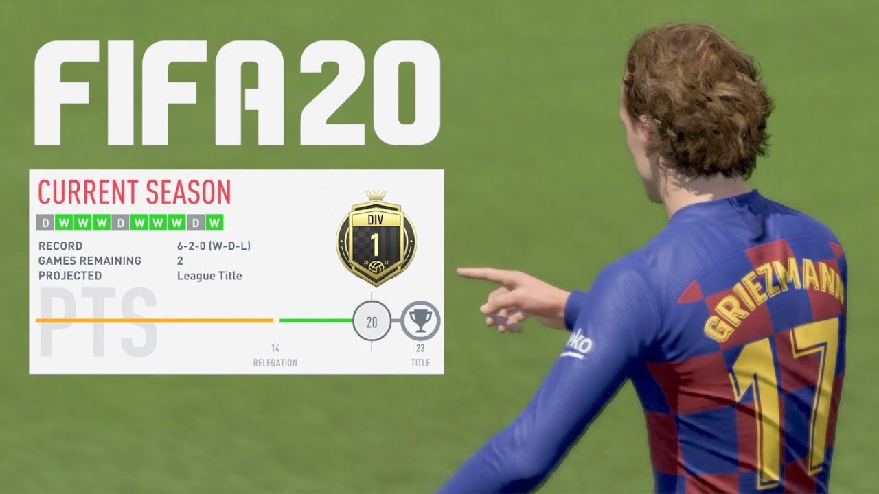 FIFA 20 ROAD TO DIVISION 1 PART 71 - CAN WE WIN OUR SECOND TITLE ...