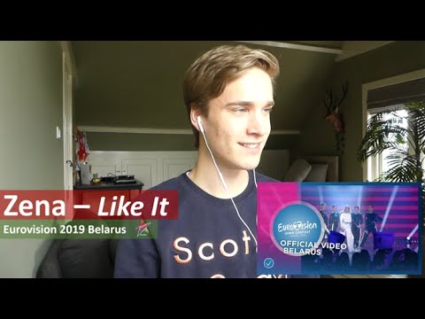 Reaction video Zena - Like It Belarus Eurovision 2019 - YouTube