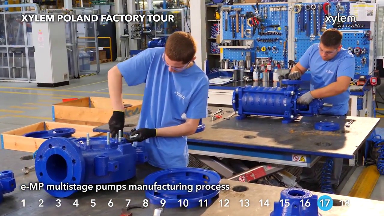 2017 Xylem manufacturing facility in Strzelin Poland - YouTube