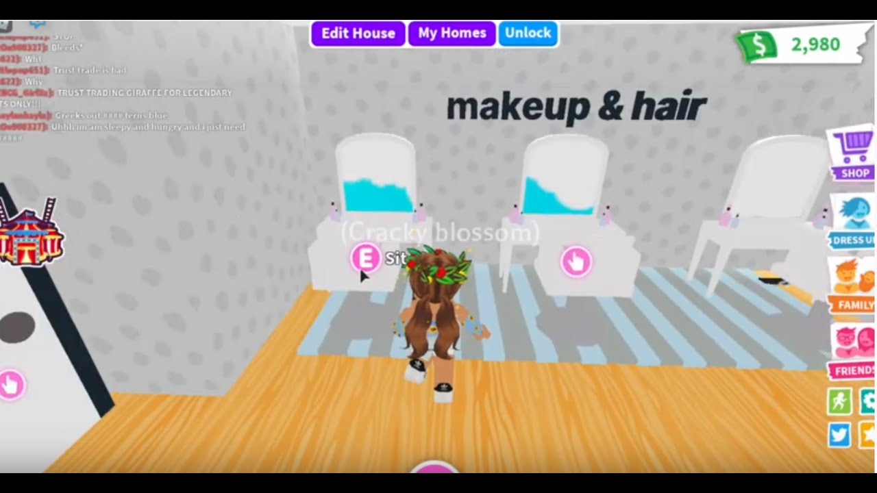MODERN ADOPT ME HAIR SALON SPEED BUILD | NEW INTRO. - YouTube