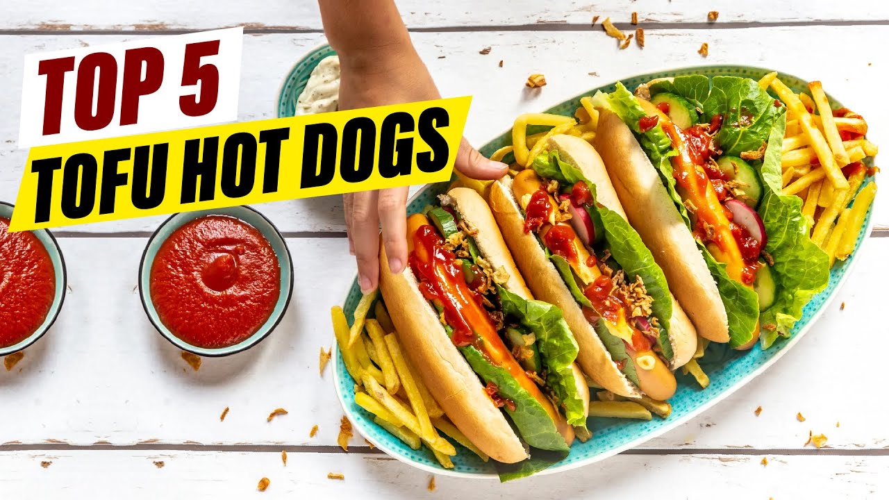 Tofu Dogs Chicago Style Vegan Hot Dog