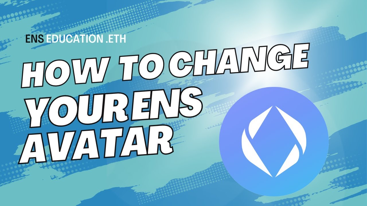 HOW TO CHANGE YOUR ENS AVATAR IN 3 MINUTES - YouTube