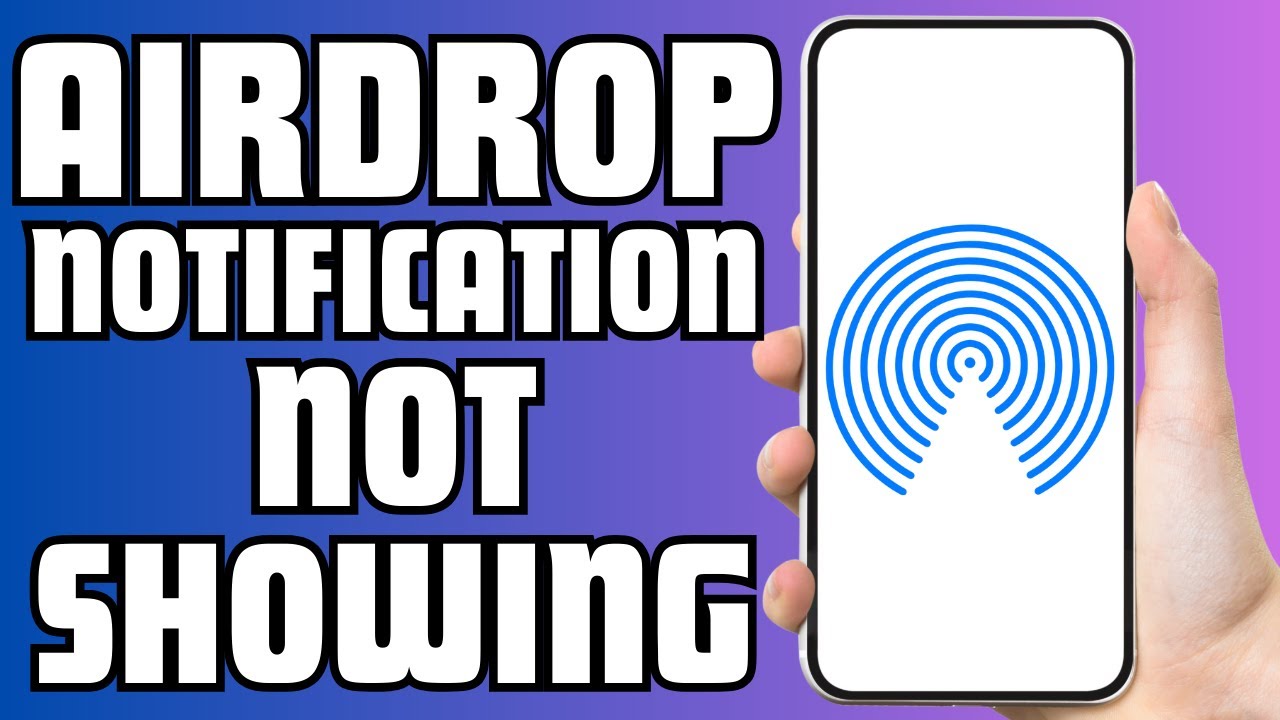 How To Fix Airdrop Notifications Not Showing In Ios 17 On Iphone - YouTube