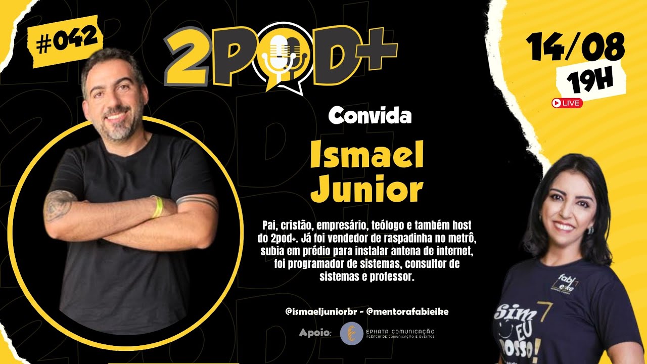 2POD+ - Convidado Especial - Ismael Junior - YouTube
