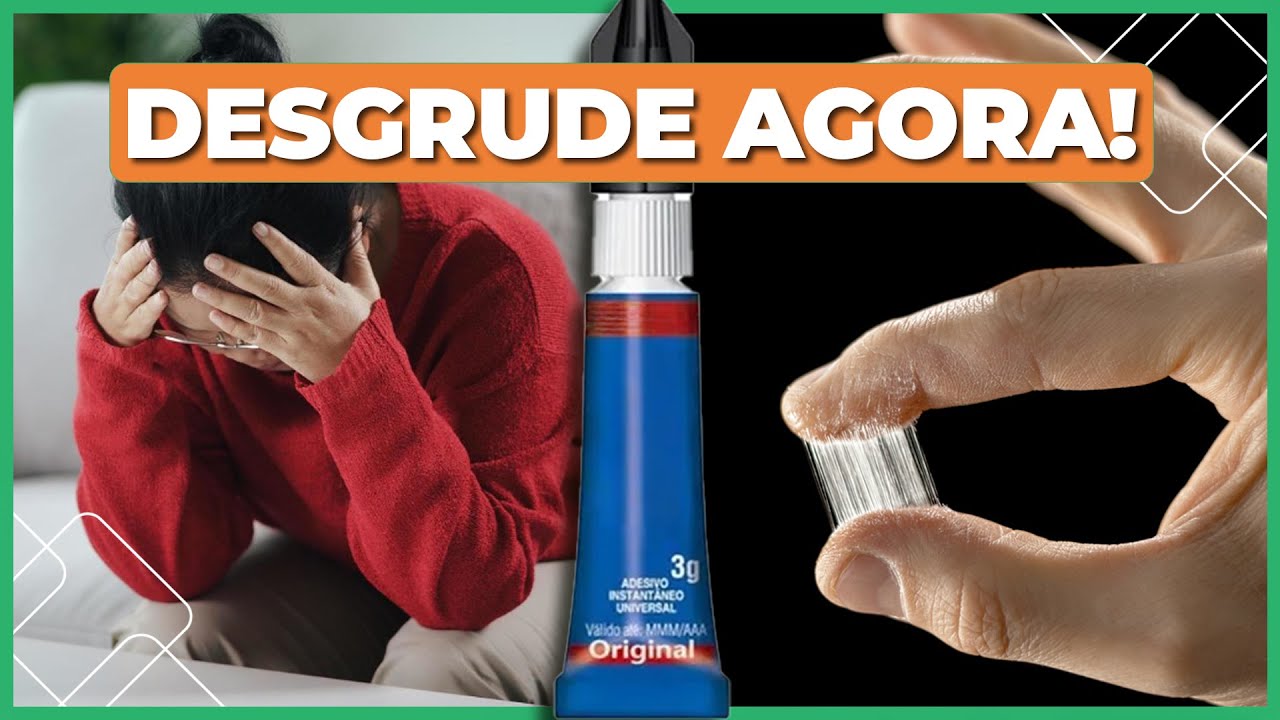Como tirar SUPER BONDER do dedo: dicas CASEIRAS simples - YouTube