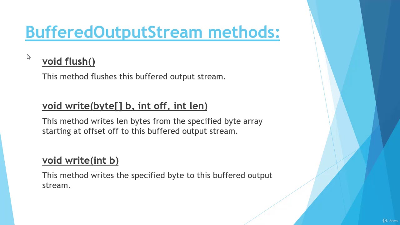 73 Bufferedoutputstream Class Youtube