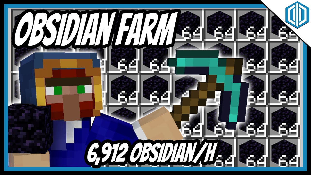 AutoCraft - Obsidian Farming (Minecraft 1.16 Survival Multiplayer Ep 09 ...
