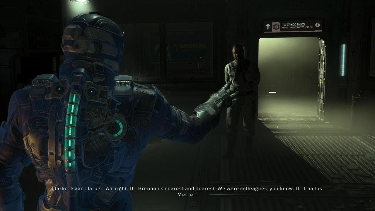 Dead Space Dr. Mercer intro cutscene - YouTube
