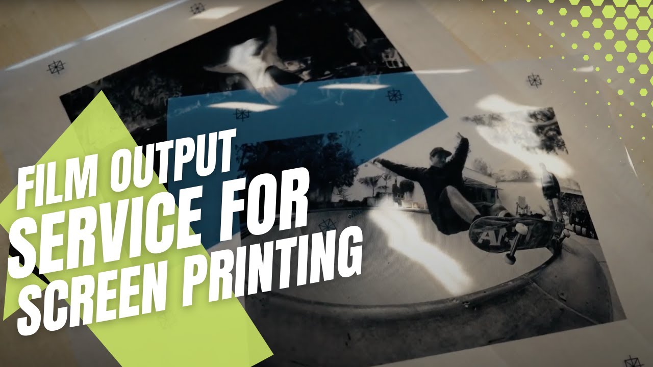Film Output Service for Screen Printing - Waterproof Films - YouTube