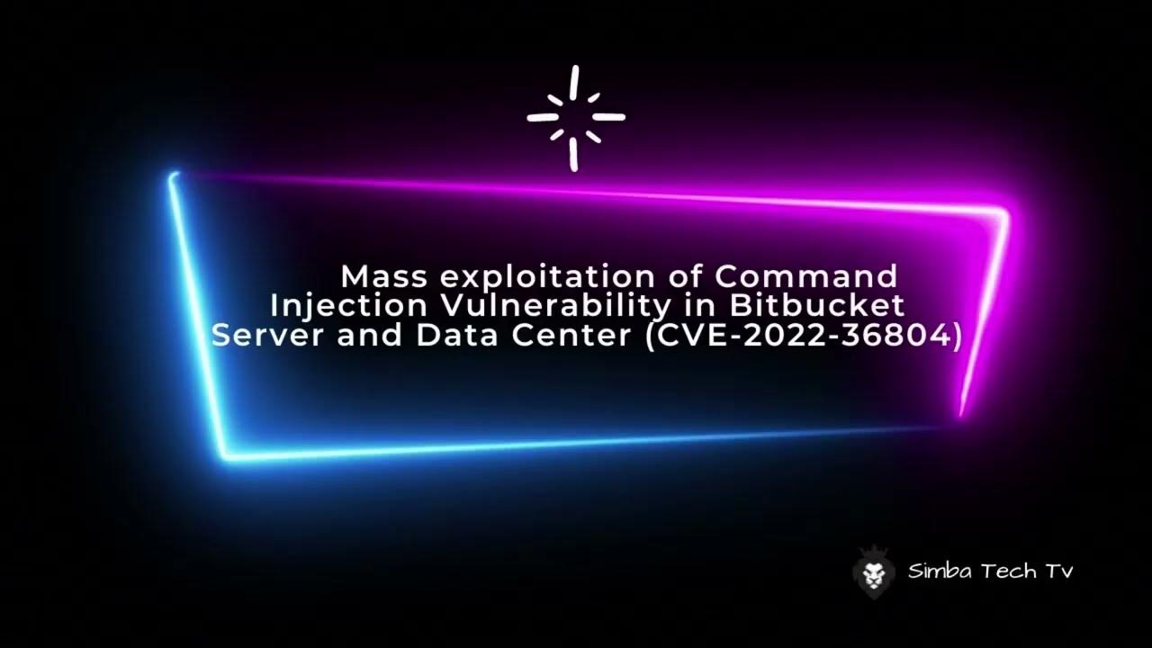 Mass exploitation of Atlassian Bitbucket Command Injection Vulnerability | CVE-2022-36804 | POC ...