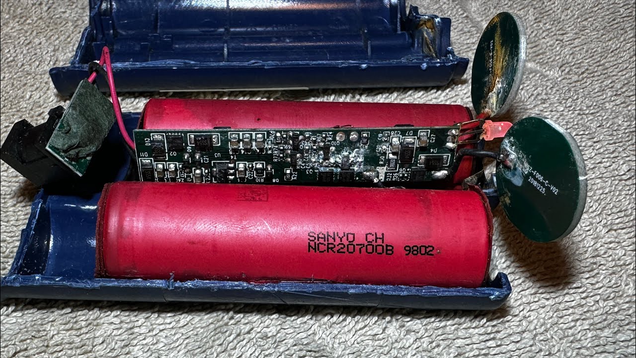 Mine lab Sdc 2300 lipo battery internal view - YouTube