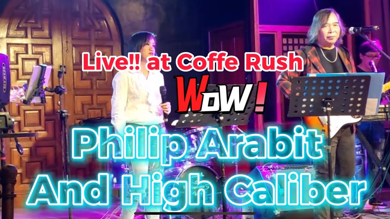 LIVE AT COFFEE RUSH BINANGONAN THREE TIMES A LADY COVER BY HIGH CALIBER ...