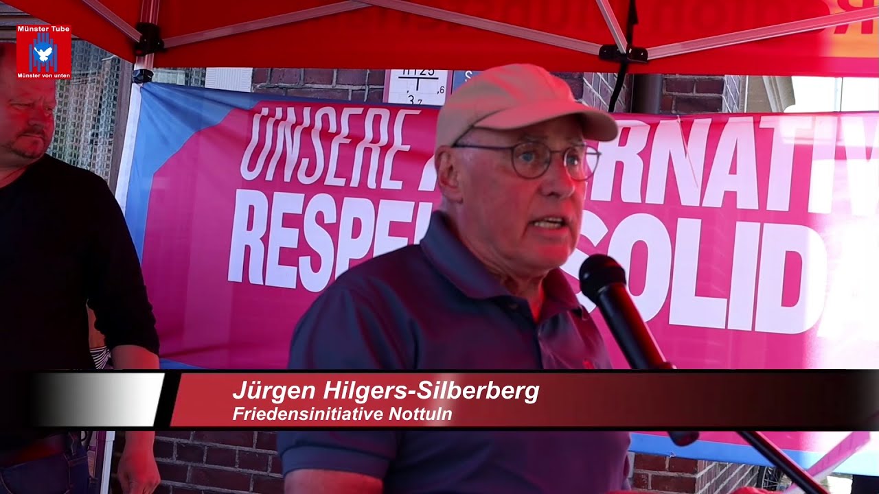 Protest in Appelhülsen gegen Wahlparty der AfD - Jürgen Hilgers ...