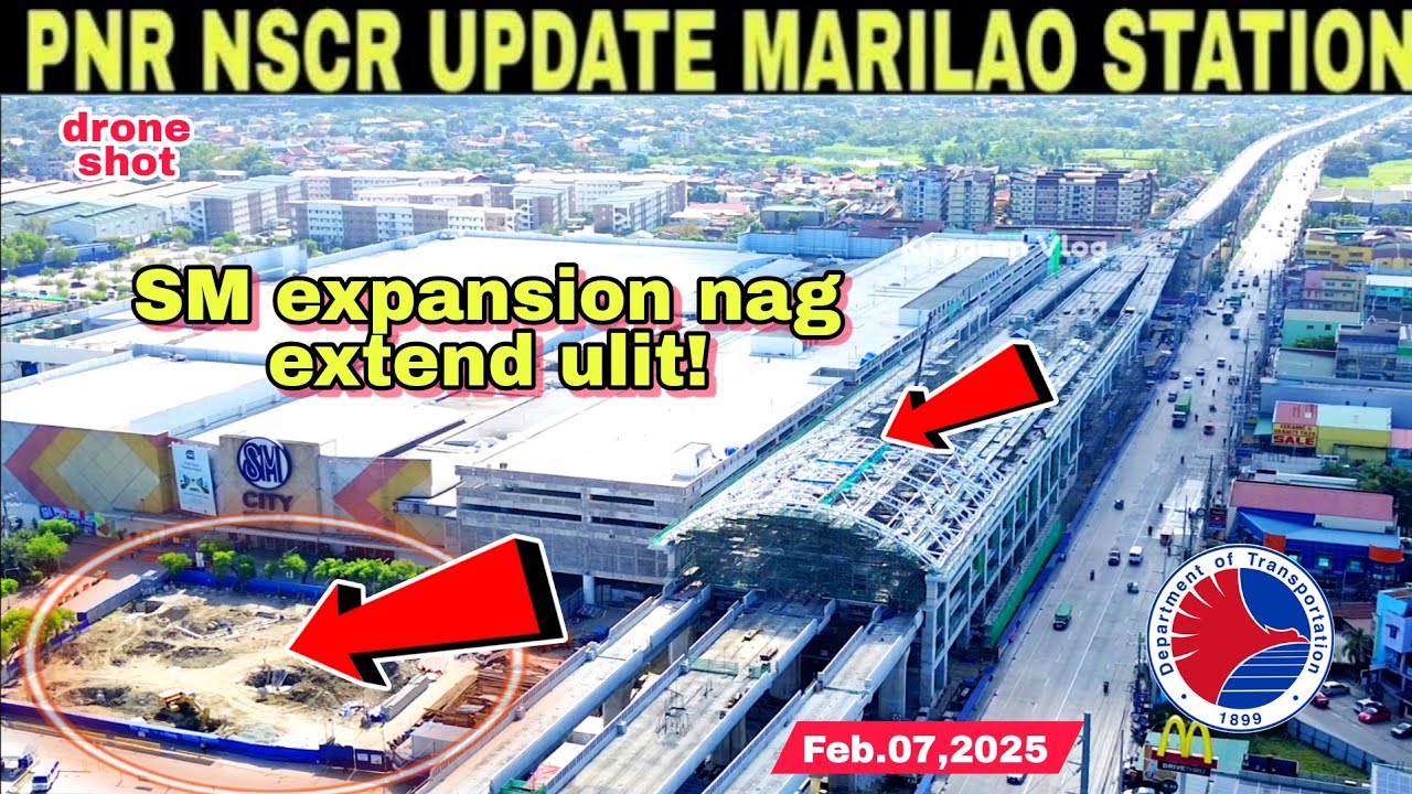 SM expansion nag extend! PNR NSCR UPDATE MARILAO STATION|BULACAN| Feb ...