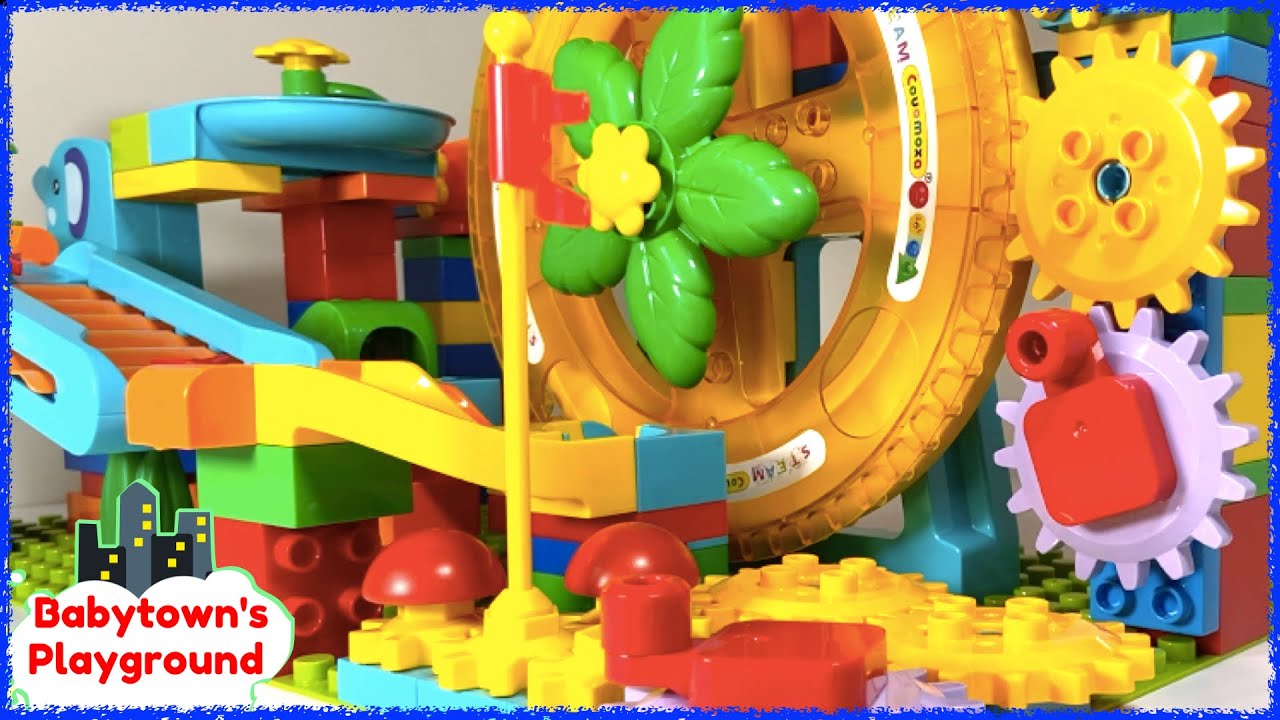 Fun Marble Maze with Building Blocks - YouTube