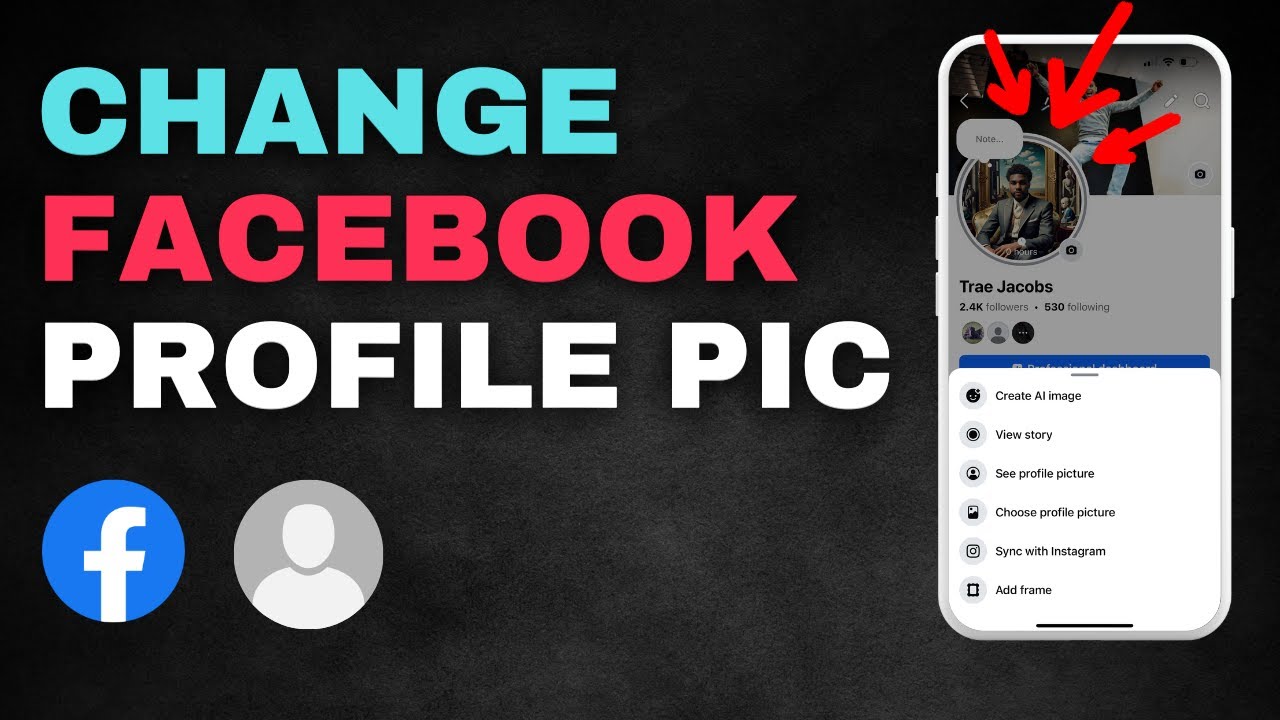 How to Change Your Facebook Profile Picture (AI too) - YouTube