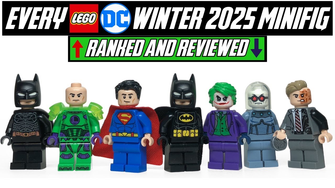 EVERY LEGO DC Winter 2025 Minifigure - RANKED + REVIEWED! - YouTube