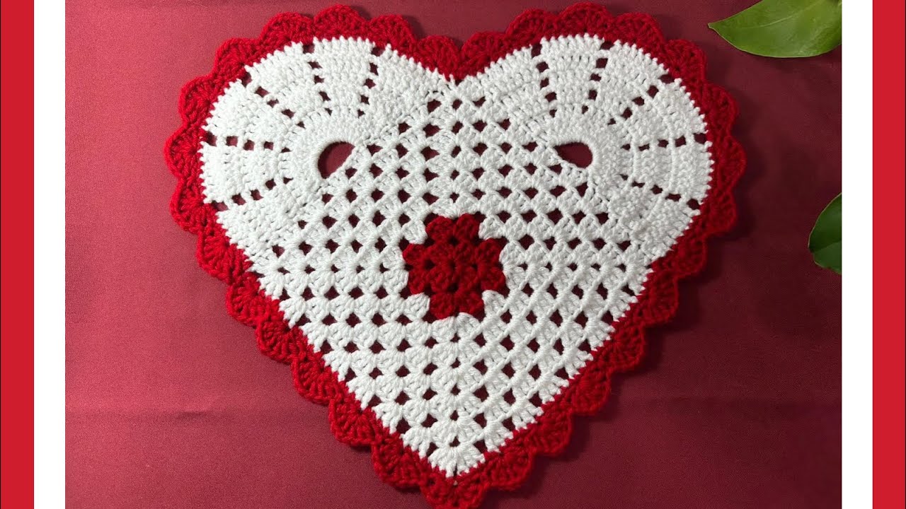 Corazón a crochet paso a paso ️🧶 - YouTube