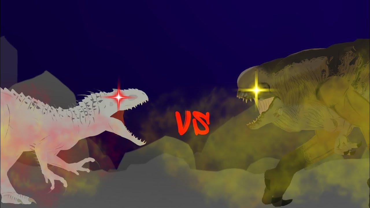 Indominus rex VS Distortus rex - YouTube
