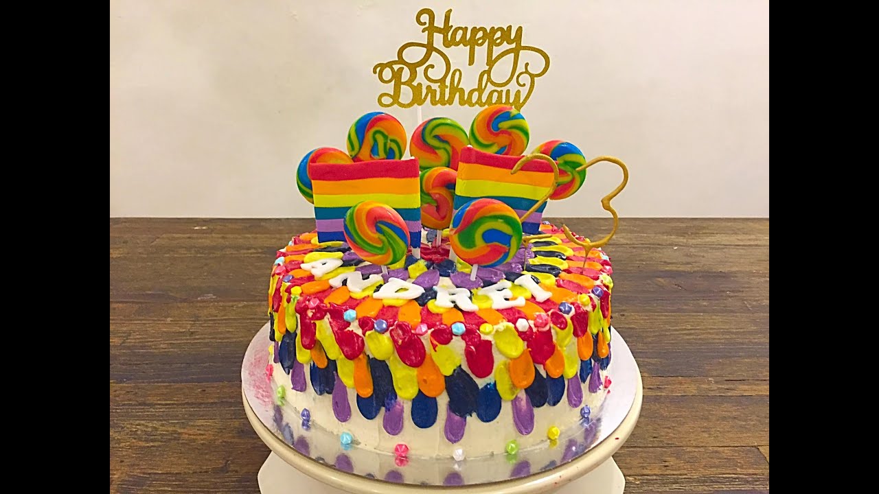 A LGBT Birthday cake - YouTube