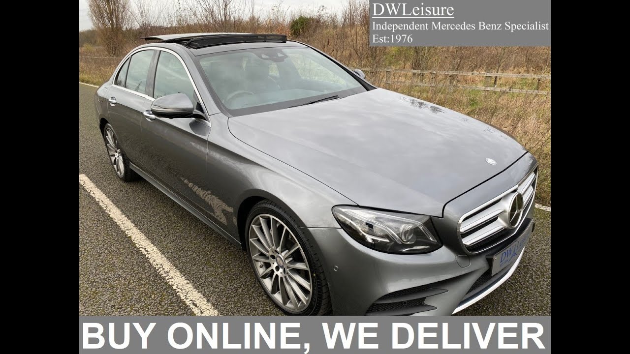 Mercedes Benz E220D AMG Line Premium Plus SF66 AZS - YouTube