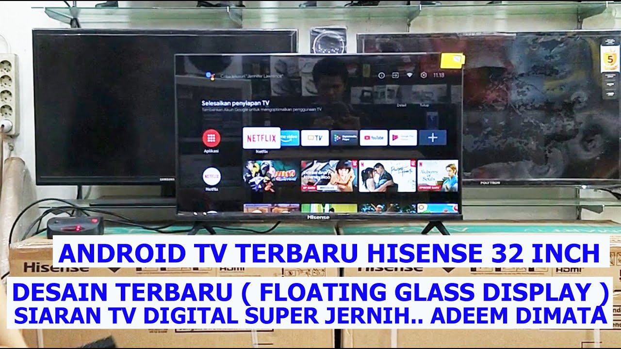 review android tv hisense 32 inch type 32a4200g.. android tv hisense 32 ...