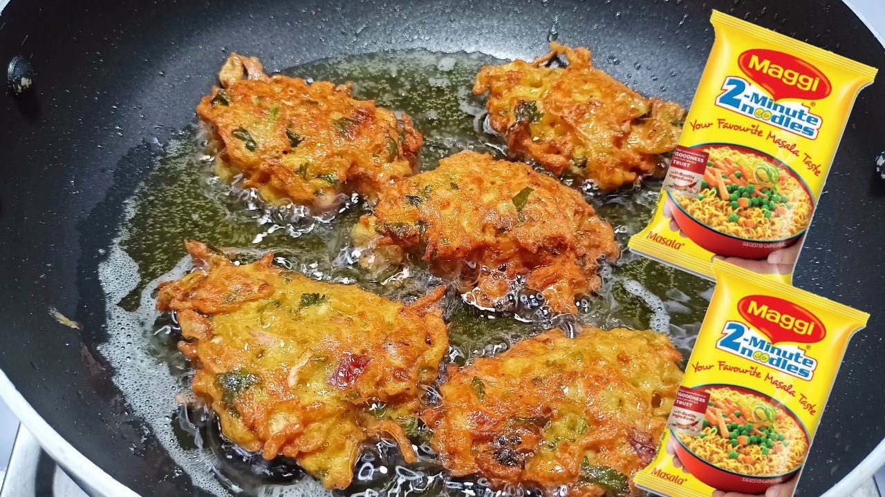 Easy Maggi Pakoda Recipe | Egg Maggi Pakora Recipe | Maggi pakoda | 5 ...
