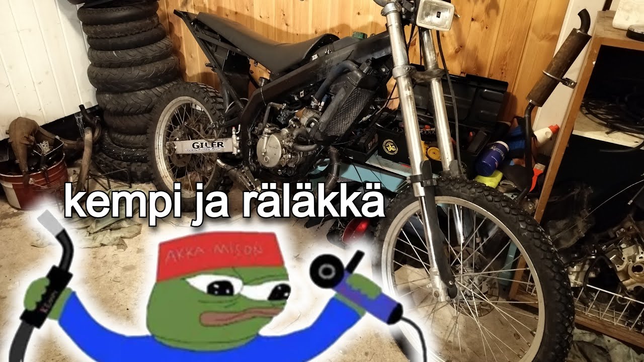 Gileran Kasaus Jatkuu & Custom-Kiinnikkeet Runkoon! | 100€ Mopo Osa 9 ...