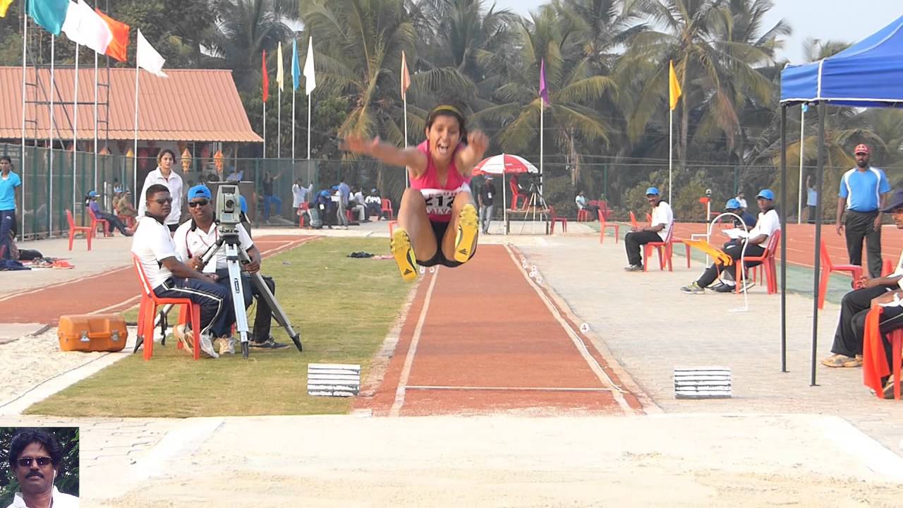 WOMENS LONG JUMP FINAL. 75TH ALL INDIA INTER UNIVERSITY ATHLETICS ...