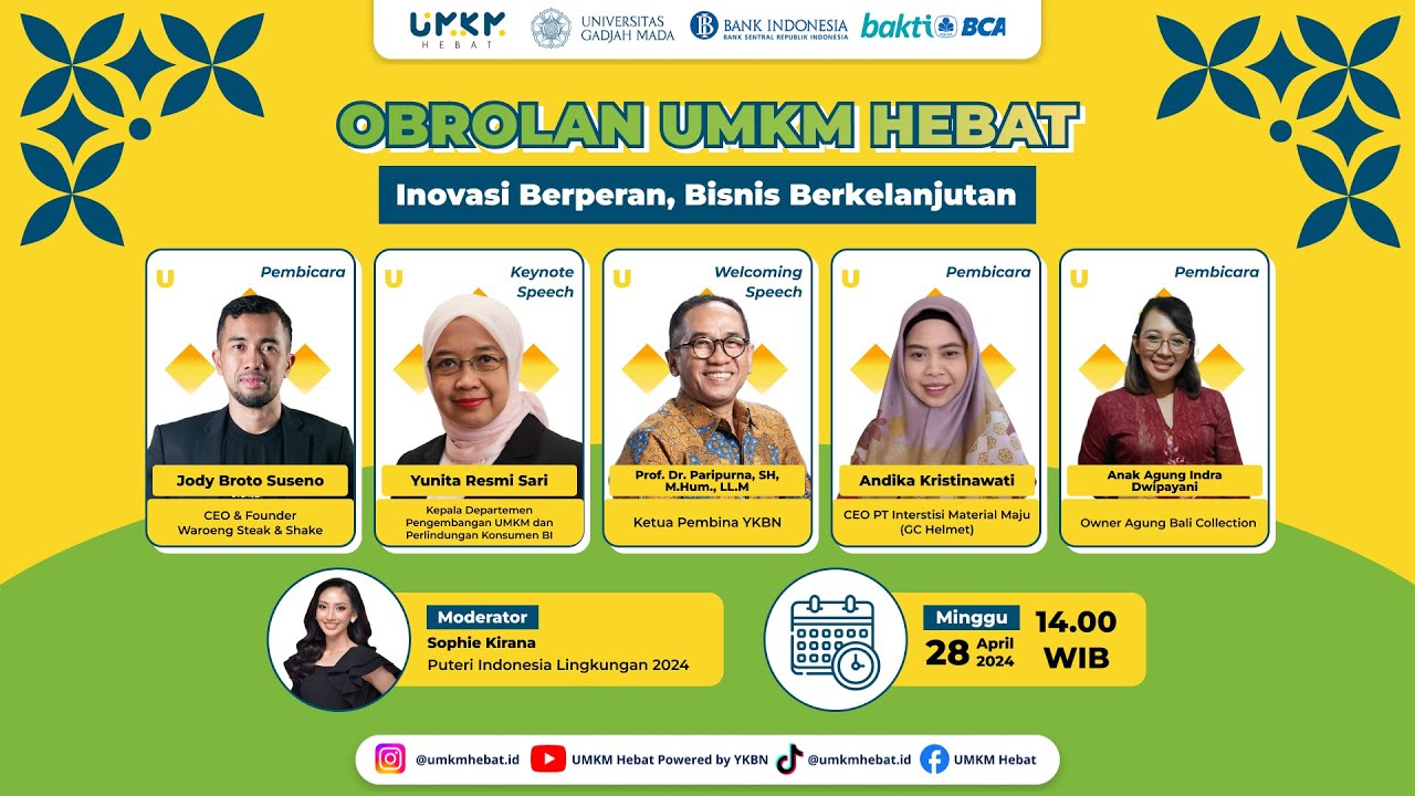 OBROLAN UMKM HEBAT: INOVASI BERPERAN BISNIS BERKELANJUTAN - YouTube