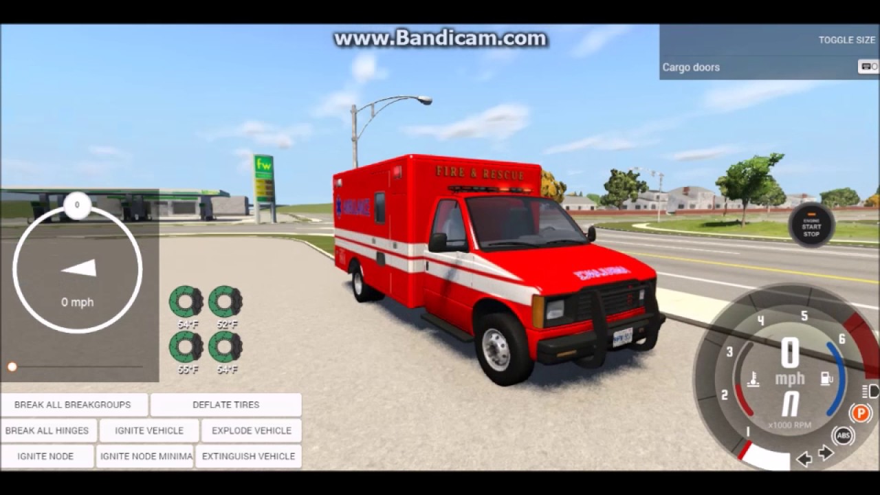 BeamNG Federal Q2A + Powercall Siren Mod - YouTube